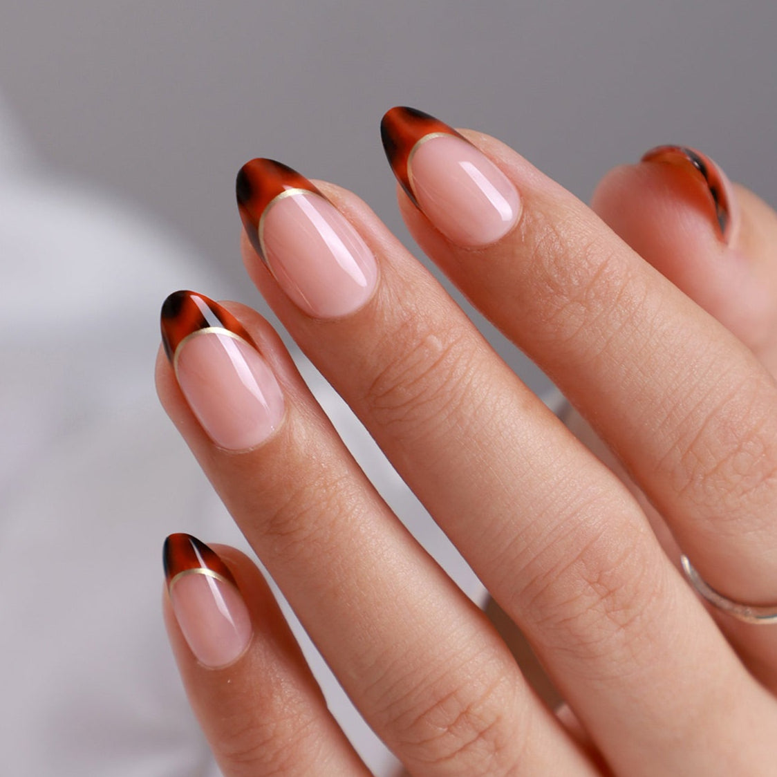 Nail Art Ideen Squoval Pink Medium Glossy Press On Nails – CurvLife