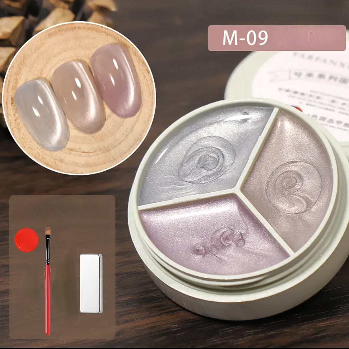 5 Color Solid Nail Gel New Nail Polish Plate Uv Mousse Cream Manicure ...